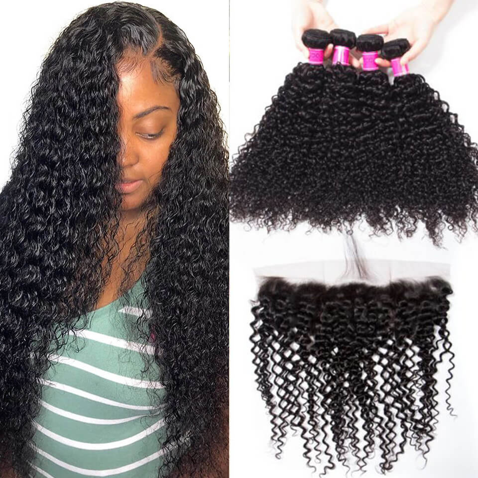 Brazilian 1 Bundles Curly Wave Human Hair Sale | Recool Hair