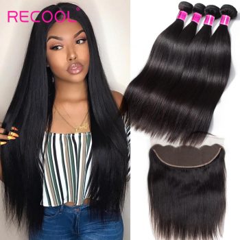Brazilian Loose Deep Bundles With Frontal Sale | Recool Hair
