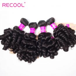 Indian Funmi Hair Bouncy Curls 3 Bundles Sale | Recool Hair