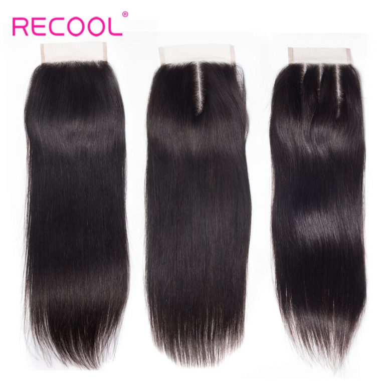 Brazilian Straight Hair 4Bundles With Clousre | Recool Hair