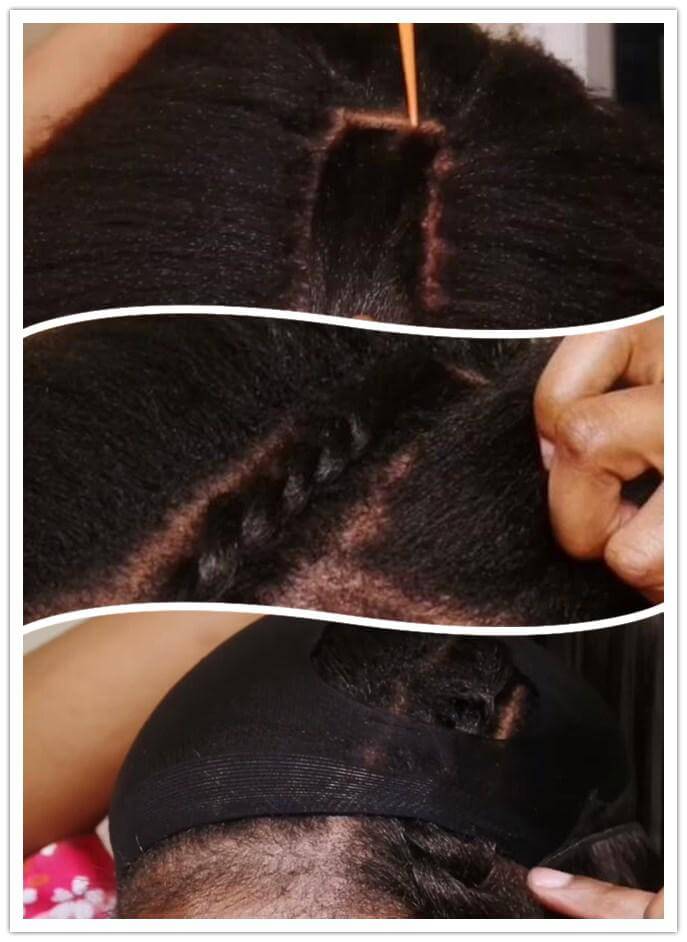 How To Do A Quick Malaysian Straight Weave Installation With My Leave ...