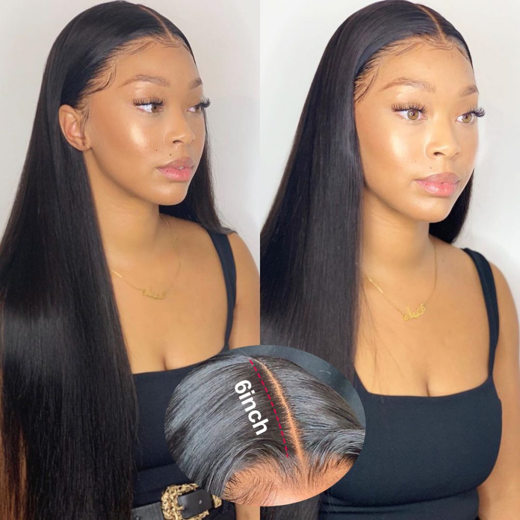 Brazilian Straight Human Hair U Part Wig | Recool Hair