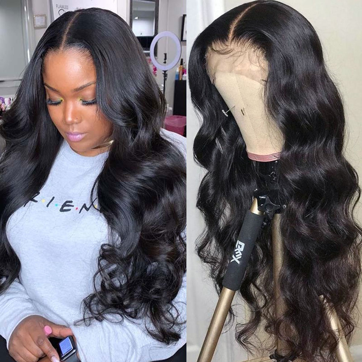 Balayage Highlight 13x4 HD Lace Frontal Wig | Recool Hair