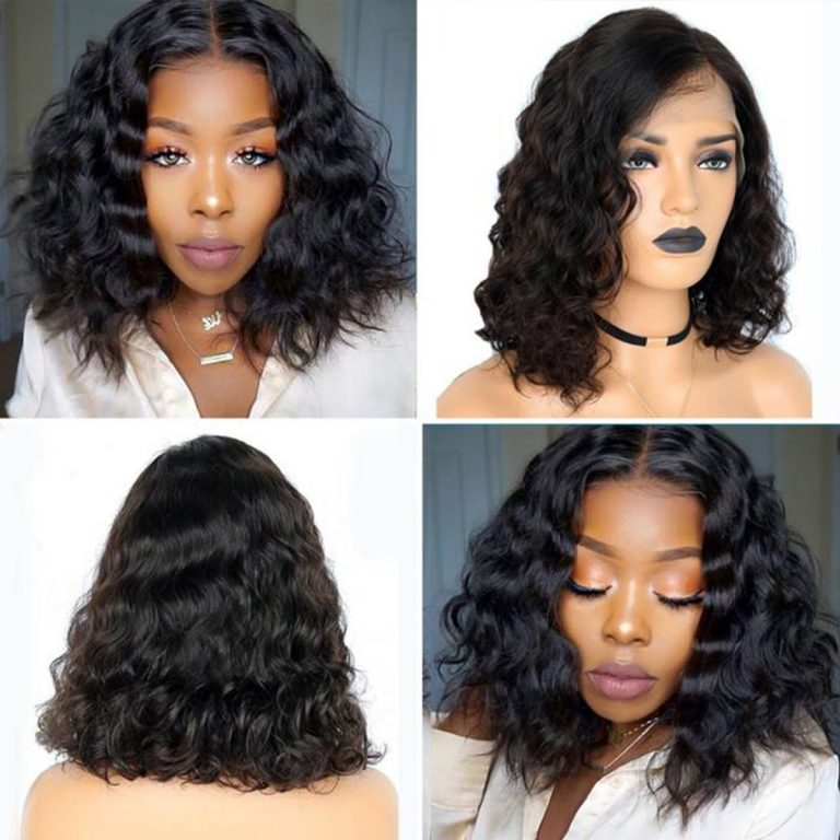 Loose Deep Wave Bob Wig 13x4 Lace Front Wig | Recool Hair