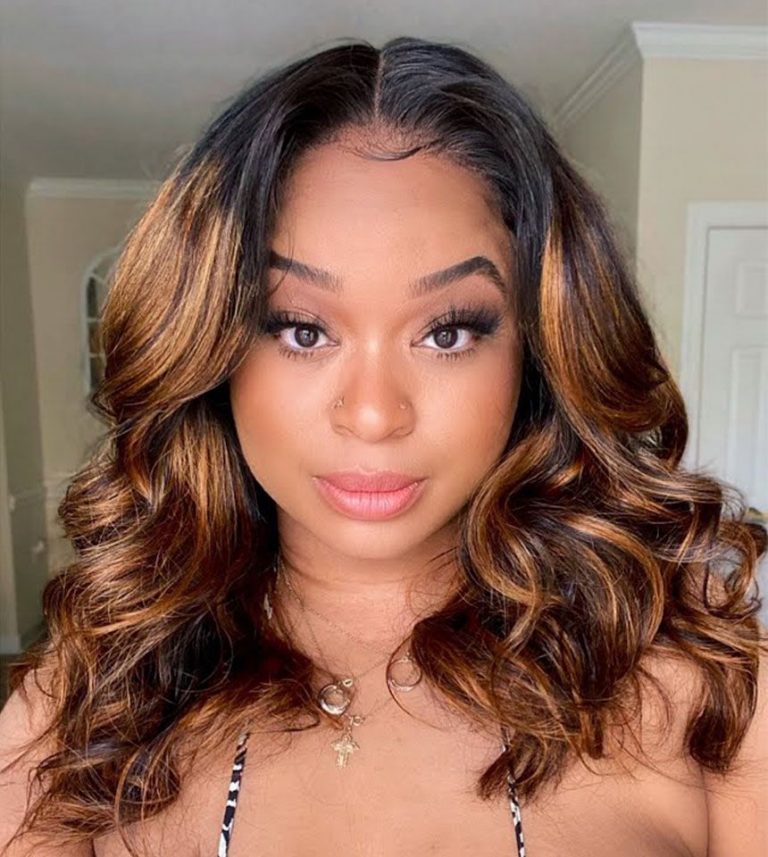 Highlight Body Wave Wig 13x4 Lace Front Wig | Recool Hair