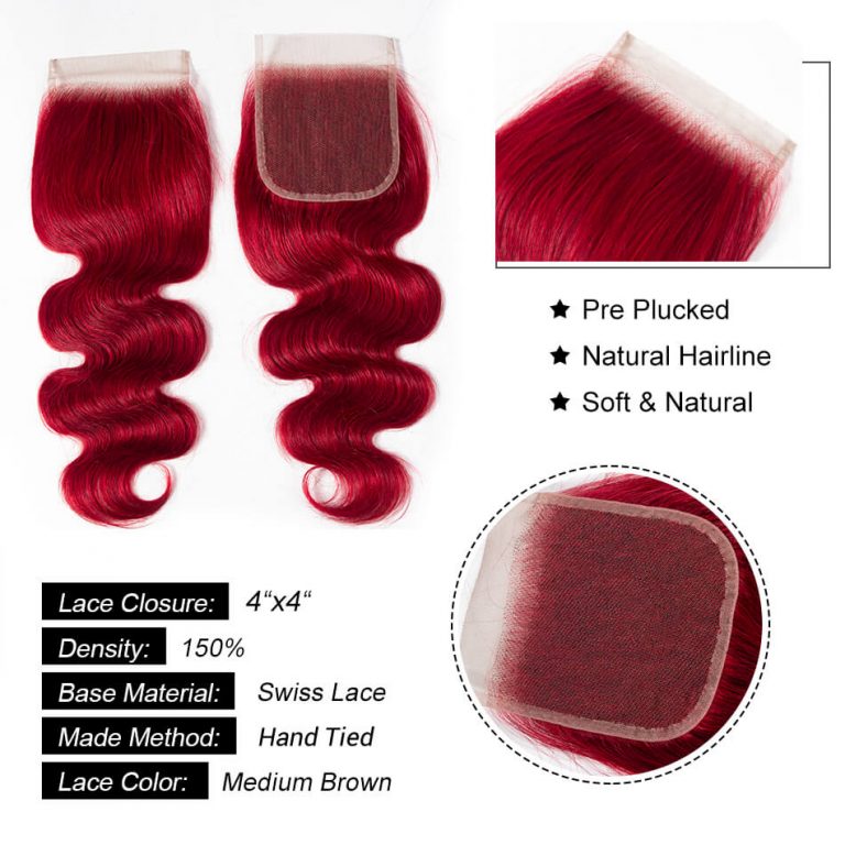 Brazilian Body Wave Hair 3 Bundles With Closure |Recool Hair