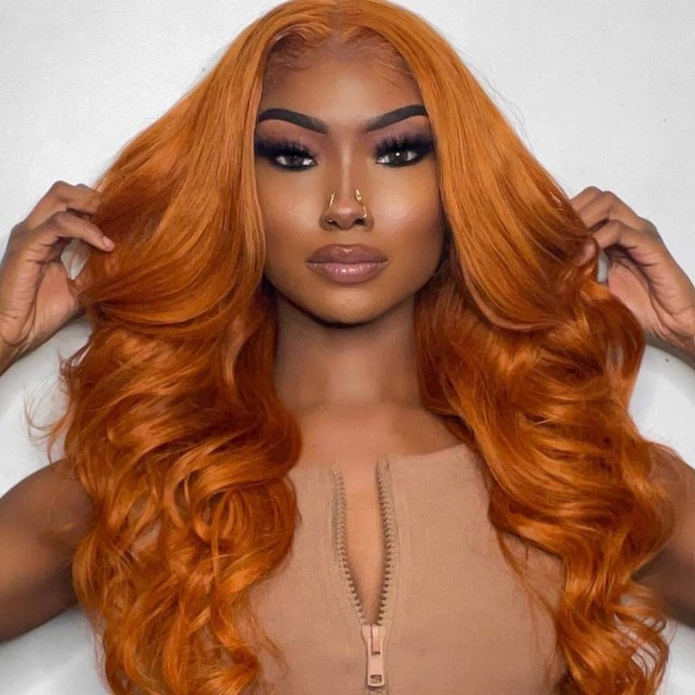 Ginger Orange 13x4 HD Lace Wig Body Wave | Recool Hair