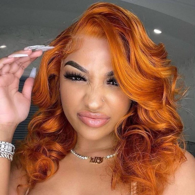 Ginger Orange 13x4 HD Lace Wig Body Wave | Recool Hair