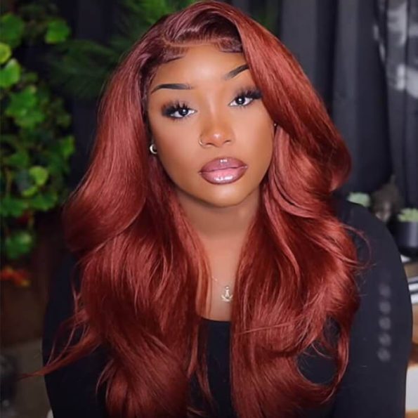 Reddish Brown #33 Body Wave HD Lace Wig | Recool Hair