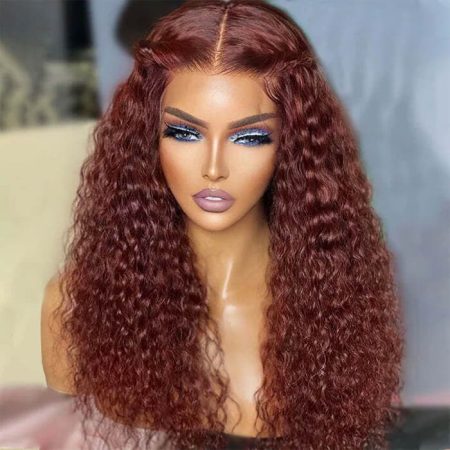 Reddish Brown #33 Water Wave HD Lace Wig | Recool Hair