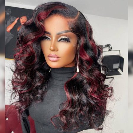 Burgundy Highlight P1B/99J Body Wave Wig | Recool Hair