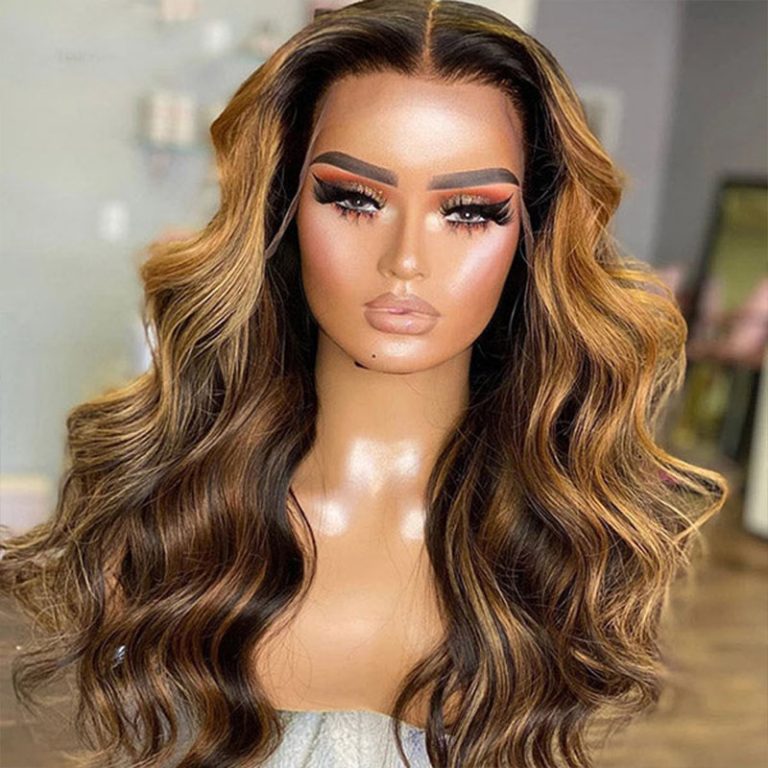 Ombre Highlight Body Wave HD Lace Wig | Recool Hair