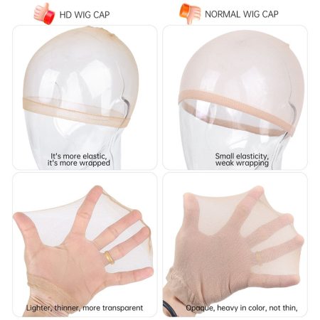 10 Pieces Wig Caps Invisible HD Wig Cap | Recool Hair