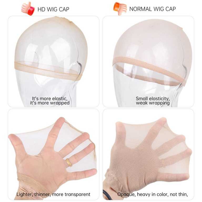 10 Pieces Wig Caps Invisible HD Wig Cap | Recool Hair